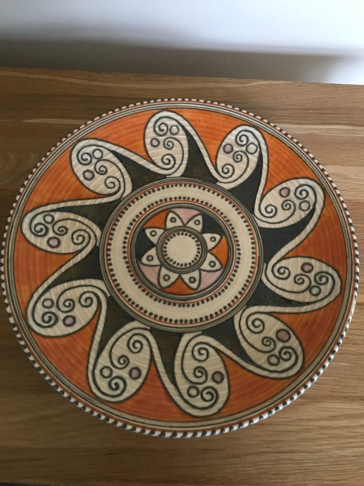 CHARLOTTE RHEAD CROWN DUCAL ARABIAN SCROLL WALL CHARGER | eBay UK