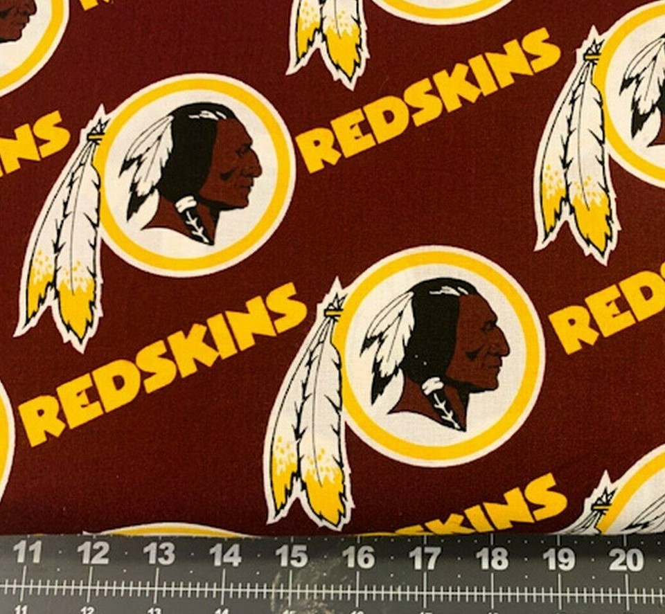 NFL Cotton Football Team Fabric By The (1/2) Half Yard -PICK TEAM- 18"L ...