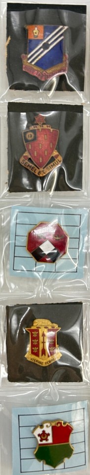 20 Assorted Army Crests DUI DI Engineer Artillery SH16 | eBay