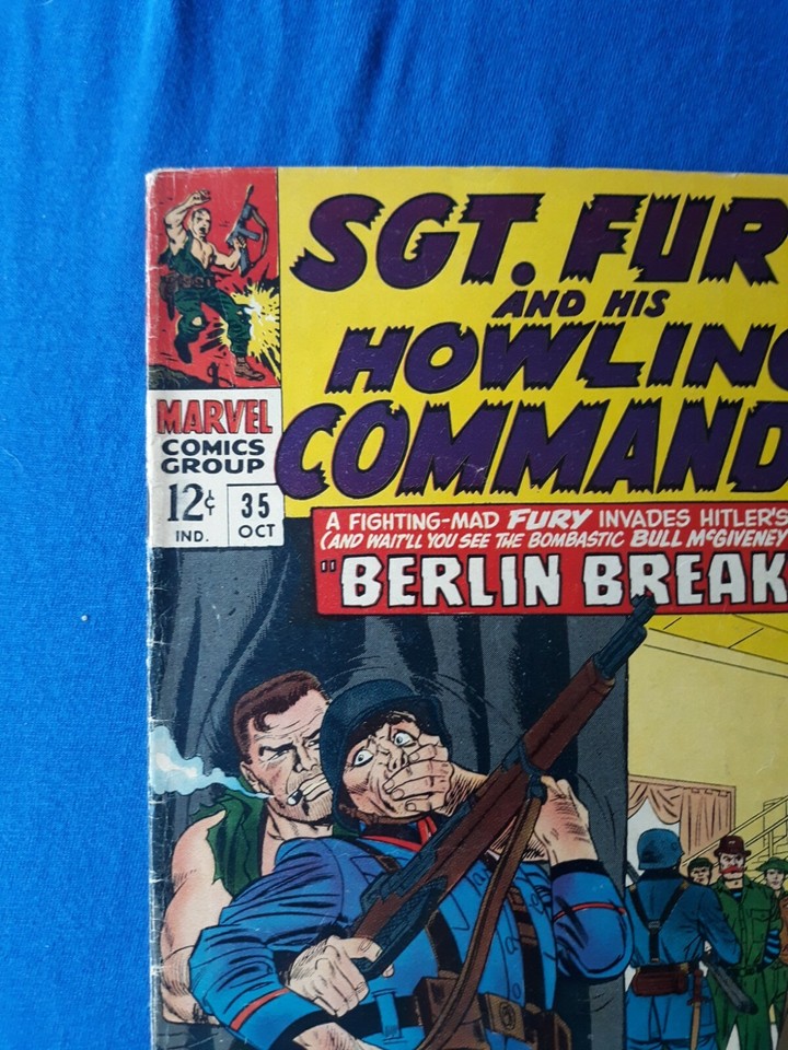 Sgt Fury and His Howling Commandos #35- 1966- Marvel Comics | eBay