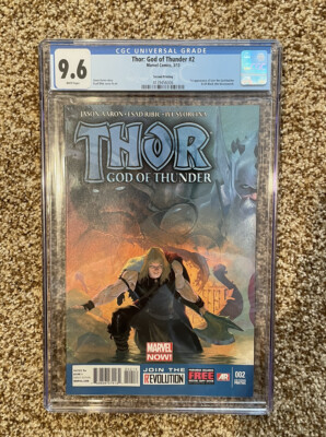 Thor God of Thunder #2C Ribic Variant 2nd Printing CGC 9.6 | eBay
