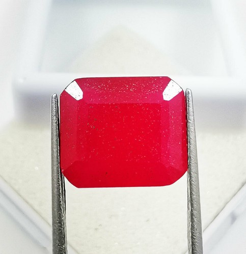 7.10 Ct Certifié Naturel Bixbite Utah Rose-Rouge Émeraude Béryl Pierres ...