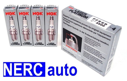 NGK LASER PLATINUM Platinum Spark Plugs PZKER7B8EGS 93231 Set of 4 | eBay