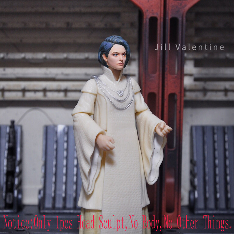 Delicate Painted 1/18 Scale Resident Evil Jill Head Sculpt Fit 3.75 ...