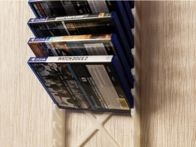 Sony PlayStation 4 PS4 Disc Cases Modular Wall Rack Stackable Display ...