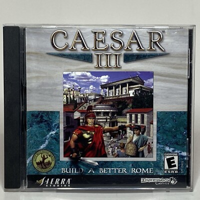Caesar III (PC, Sierra Studios, 1998) Untested. Jewel Case and Disc ...