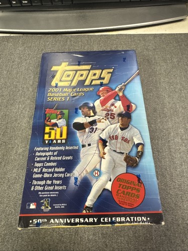 2001 Topps Series One MLB Major Baseball Cards Factory Sealed Hobby Box ...