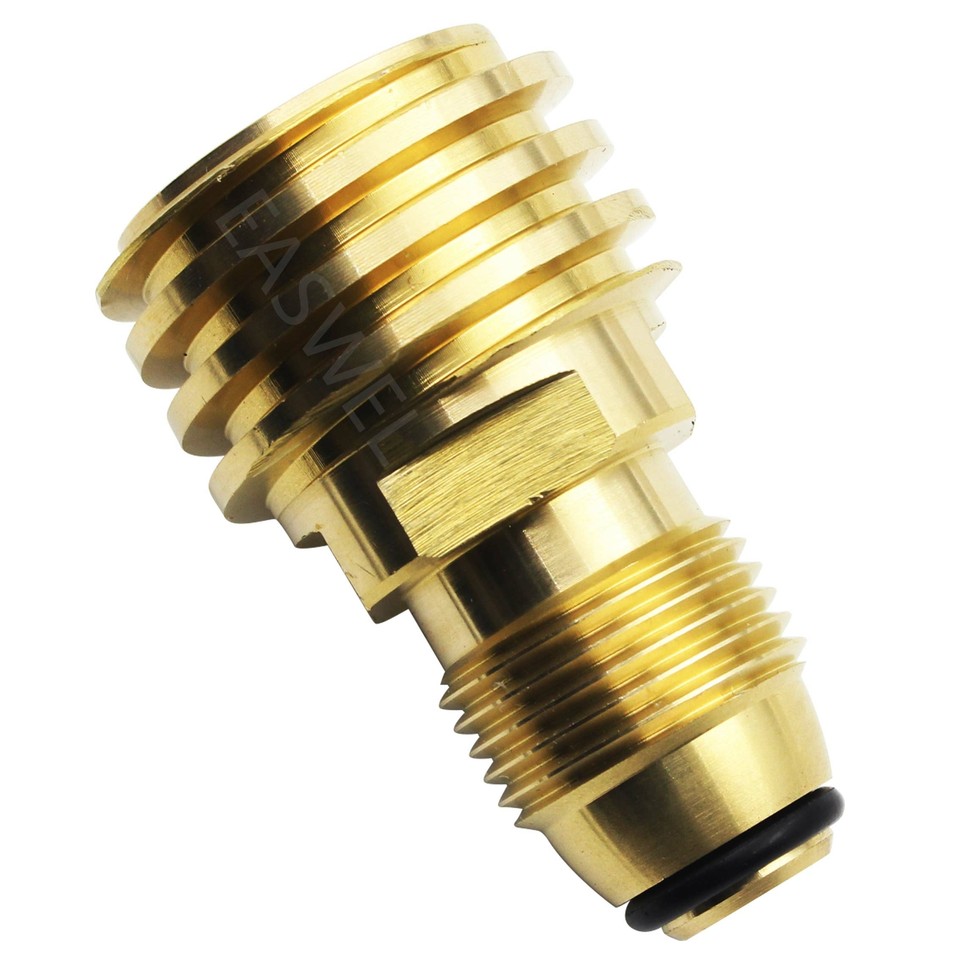 Converts Propane LP Tank POL Service Valve to QCC Outlet Brass Refill ...