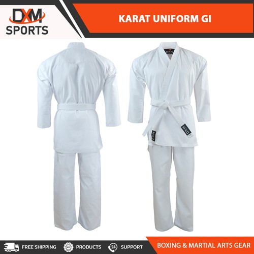 DXM Karate Uniform Lightweight Karate Training Kids Adults Karate Gi Suit w/Belt | eBay