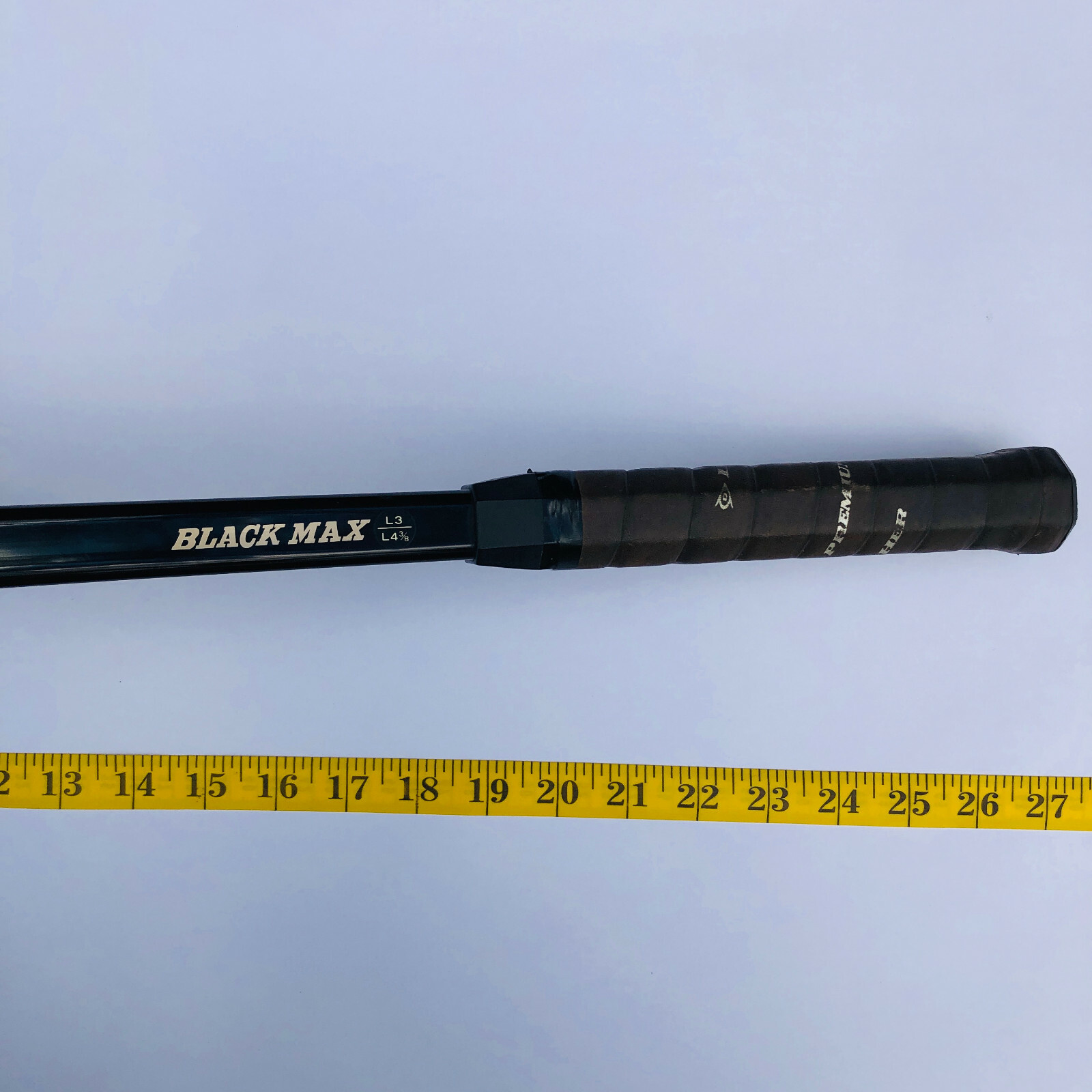 Vintage Dunlop Black Max Tennis Racquet Racket Mid size L-3 L-4 3/8 red ...