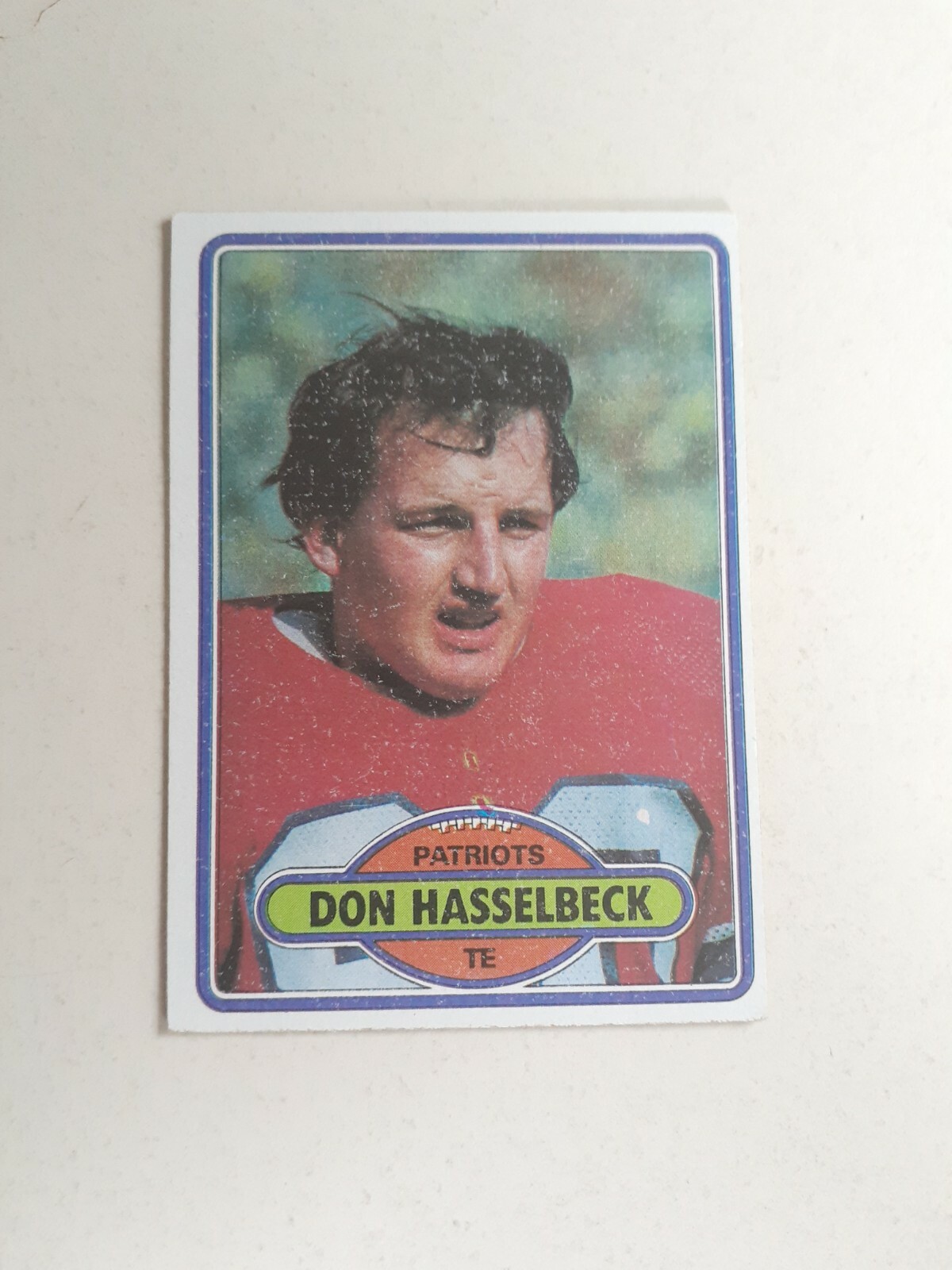 1980 Topps Football #311 Don Hasselbeck RC New England Patriots Rookie ...