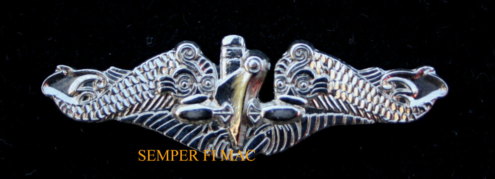 SUBMARINE DOLPHIN ENLISTED MINI LAPEL HAT PIN BADGE US NAVY VETERAN TIE ...