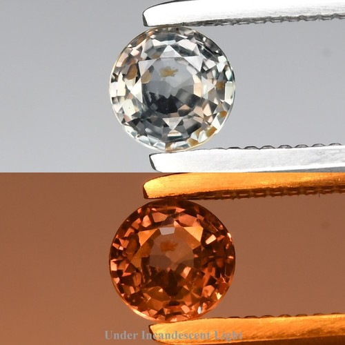 💎 0.31ct 3.7mm VS Round Color Change Sapphire - Unheated, Madagascar Gem | eBay
