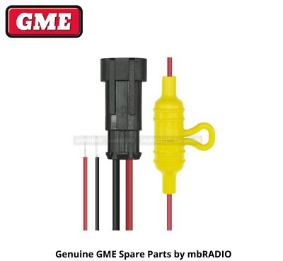 GME LE016 12V DC POWER LEAD TO SUIT GME GX300 TX4600 TX4800 XRS-390C ...
