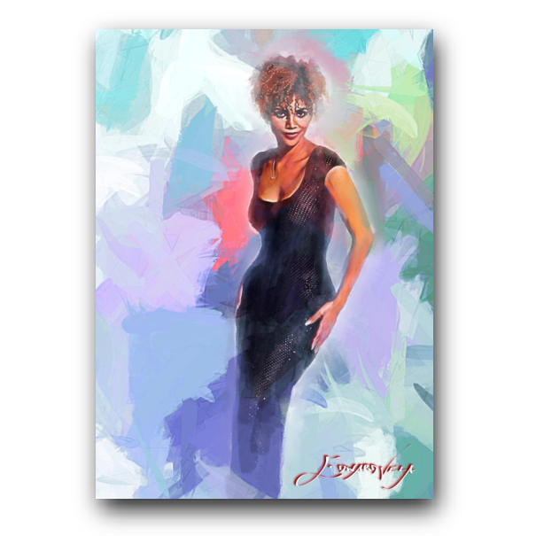 Halle Berry #12 Art Card Limited 23/50 Edward Vela Signed (Movies ...