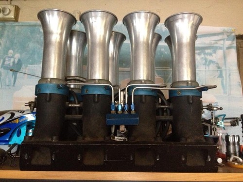426 Hemi 8 Stack Injection Manifold Gasser Altered Hotrod Boat Dragster ...