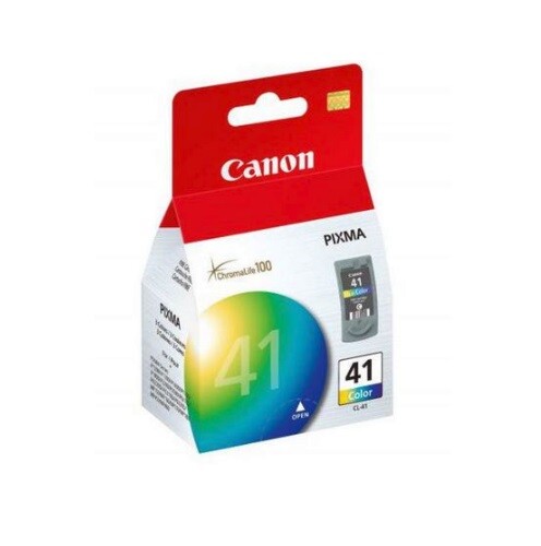 Genuine OEM Canon 41 PIXMA ChromaLife 100 Tri Color Ink Printer ...