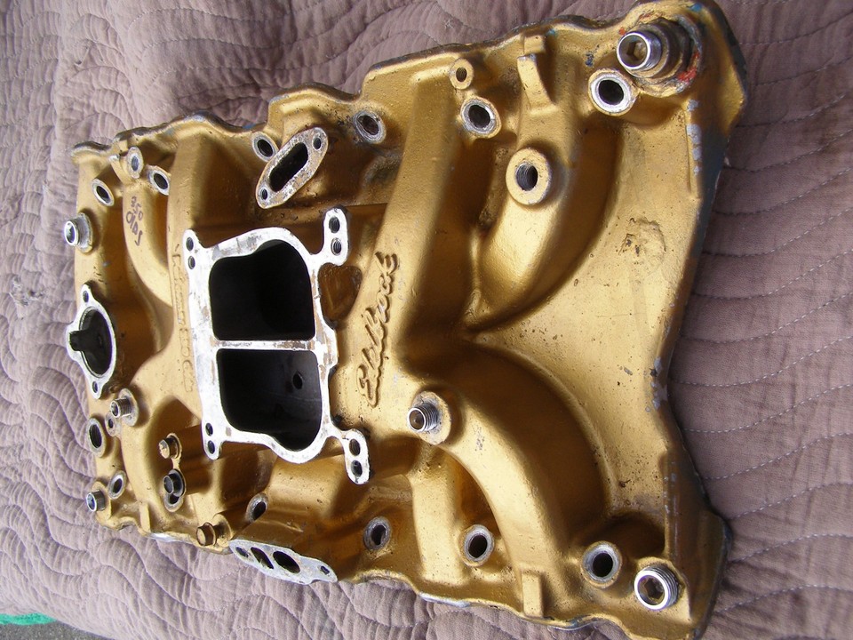 Oldsmobile intake manifold Edelbrock 350 403 307 Small block OLDS EGR ...
