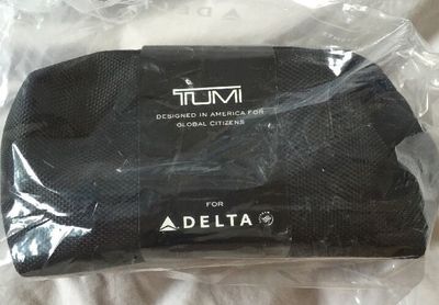 NIP Delta Air Lines Tumi BLACK Soft-Sided Amenity Kit Delta One | eBay