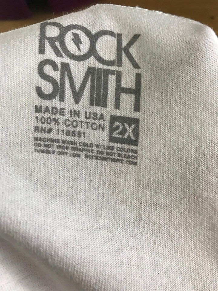 NIB ROCKSMITH OG 100% COTTON WHITE/GOLD TANK TOP T-SHIRT SZ 2XL | eBay