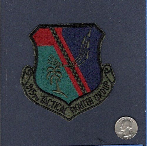 915th TFG TAC Fighter Group USAF Subdued Squadron Patch | eBay