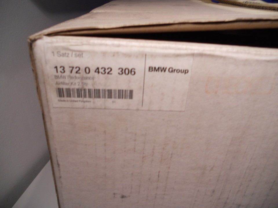 BMW Performance 13720432306 Luftfilter Kit E46 325i 2,5 Liter Benzin ...