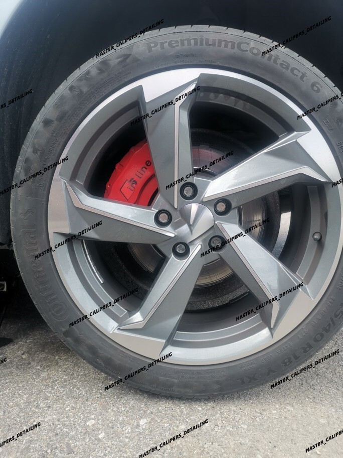 NEW STYLE AUDI A5 S LINE 2014 2015 BRAKE CALIPER COVERS AUDI SPORT FULL ...