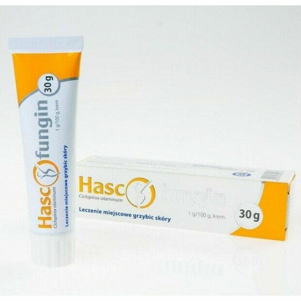 HASCOFUNGIN Ciclopirox Olamine Anti Fungal Skin Nails Treatment Cream ...