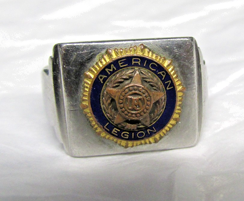 Vintage American Legion Men's Stainless Steel Ring | eBay