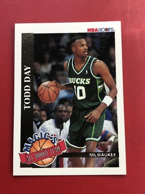 1992-93 NBA Hoops Magic's All-Rookie Team Todd Day #7 Rookie RC | eBay