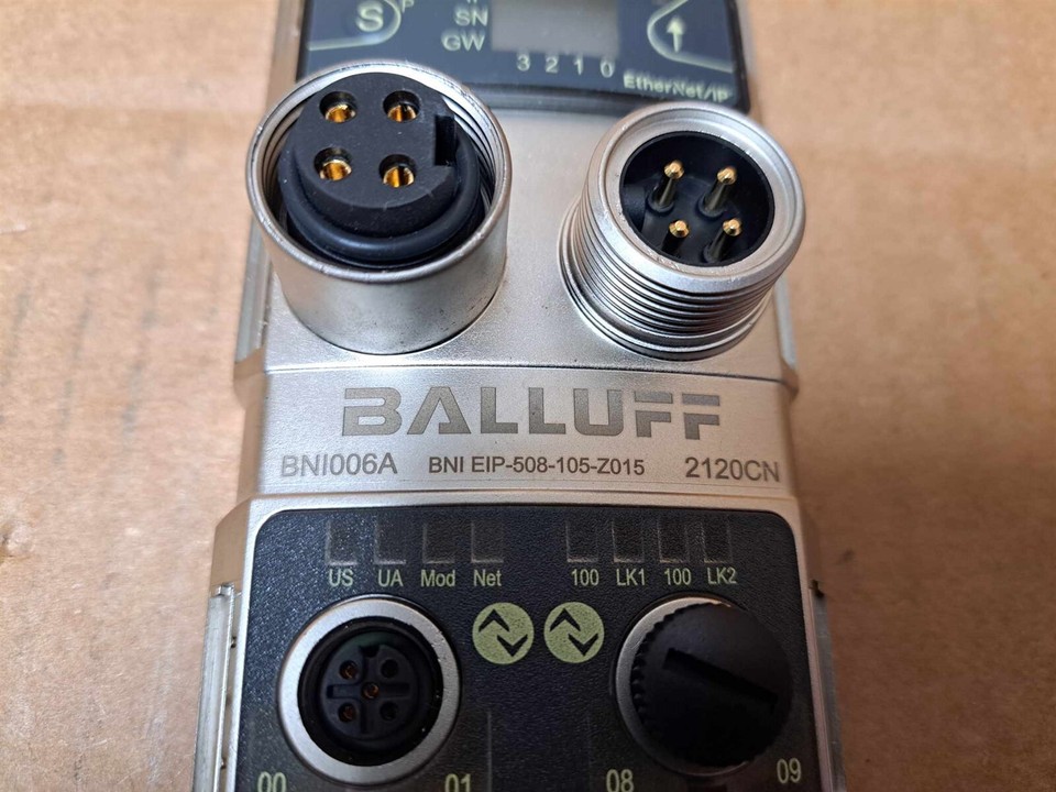 Balluff Ethernet/IP Network Module BNI006A BNI EIP-508-105-Z015 2117CN ...