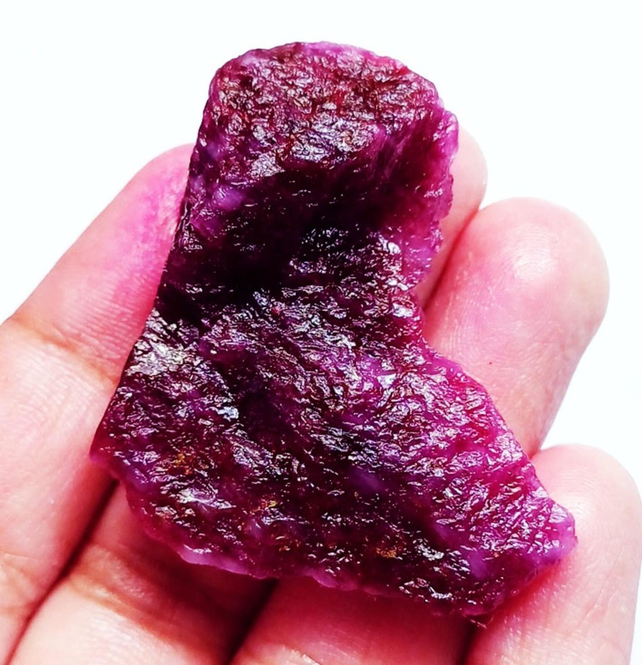 Natural Red Beryl (Bixbite) Excellent Rough 77.50+ Ct Certified Loose ...