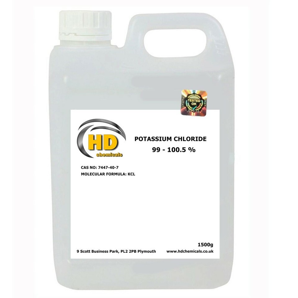 Potassium Chloride E508 Food Grade KCI Potassium Salt Pure Powder ...