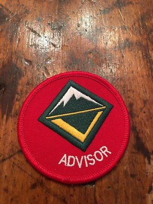 NEW Boy Scout BSA ADVISOR Venture Venturing Uniform Position Red Patch ...