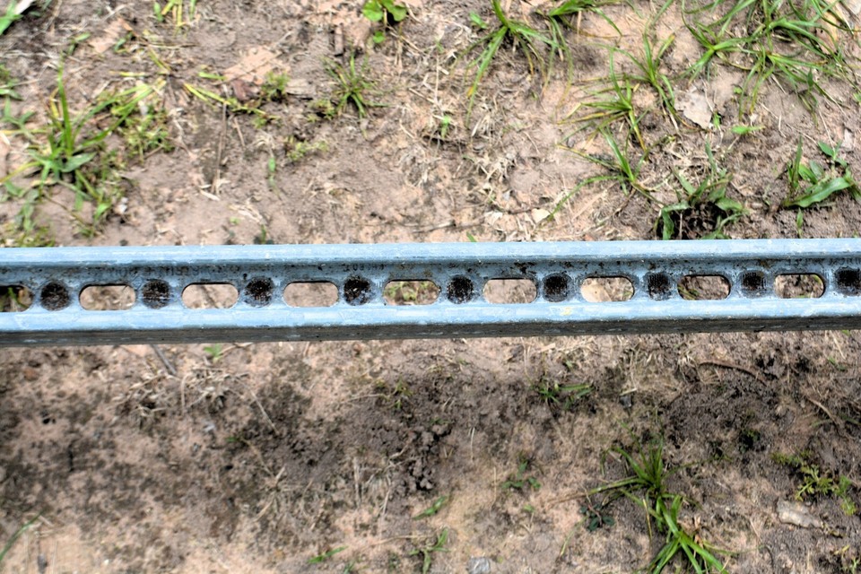 1-5/8" x 3-1/4" HOT DIP H-Strut Channel P1000- Short Slots 10 ft. | eBay