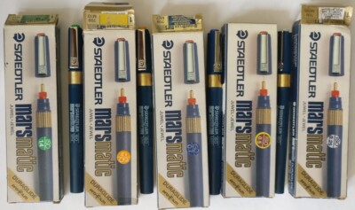 STAEDTLER MARS MATIC JUWEL TECHNICAL PEN (GOLD NICK AND NIB ...