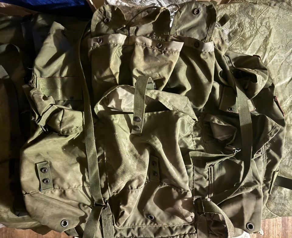 ALICE Pack USGI LC-1 ALICE COMBAT FIELD PACK Nylon Large Combat Field ...