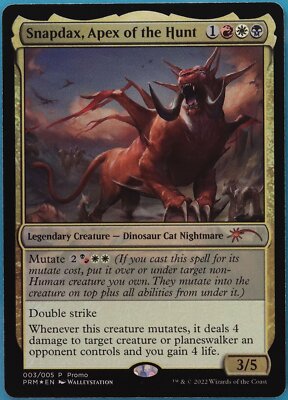 Snapdax, Apex of the Hunt (APAC Year of the Tiger) FOIL Promo NM ...