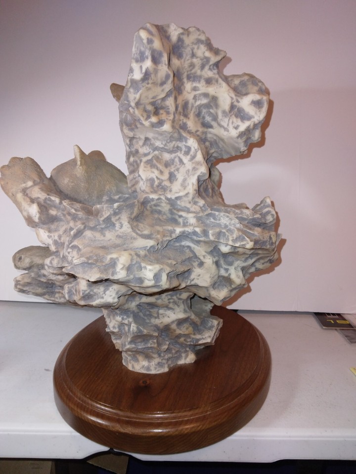 MILL CREEK STUDIOS"THE LAIR" MOUNTAIN LION SCULPTURE RANDY READING ...