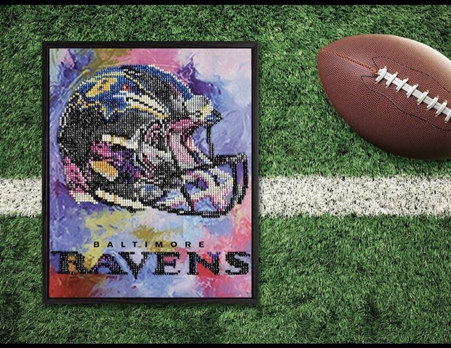 Diamond Art 51232 Kit 10x12 NFL Team Baltimore Ravens for sale online ...