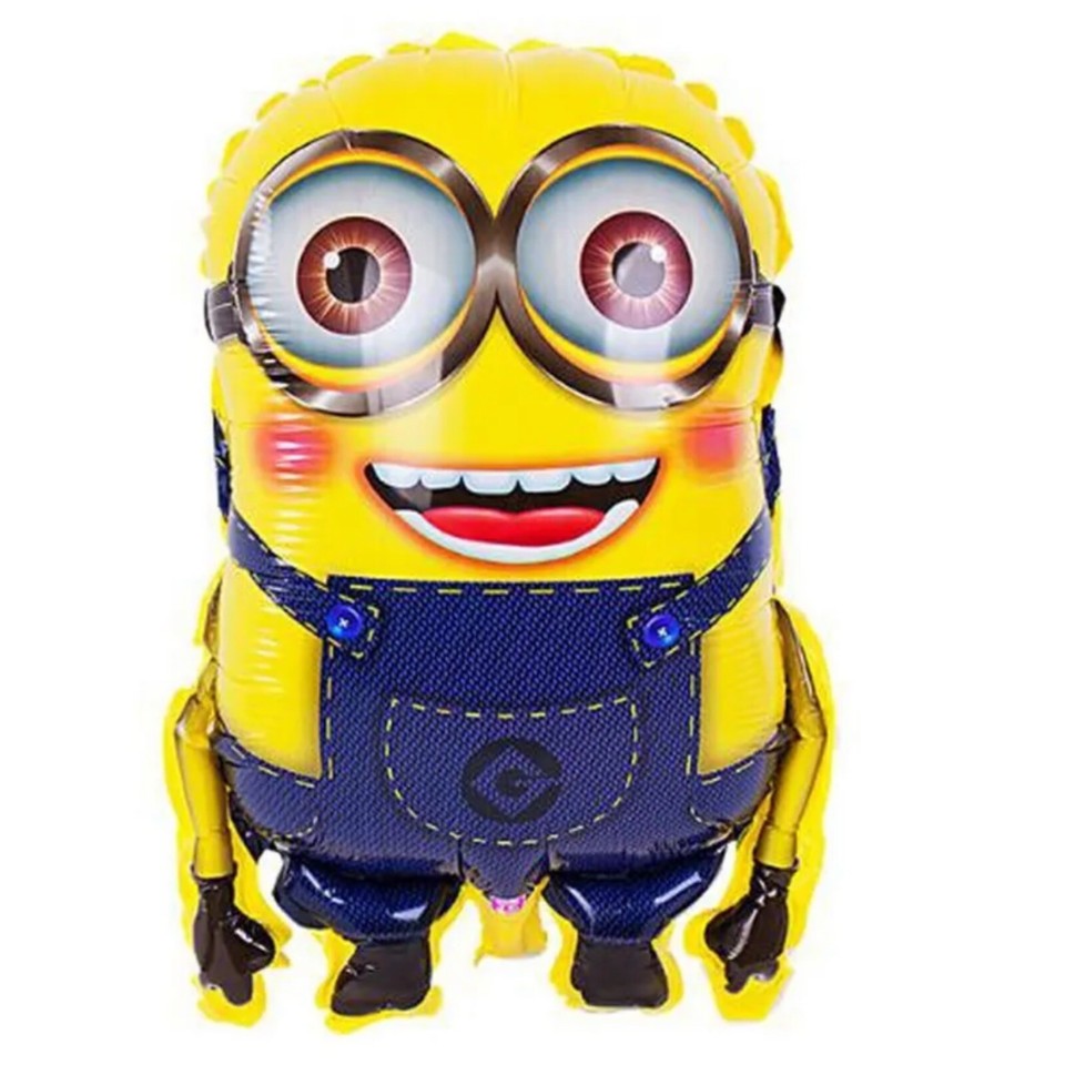 2 PCS Me Balloon Minion Balloons Dave Balloons Stuart Balloons Foil ...