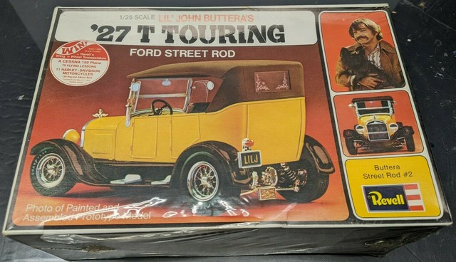 Revell 27 Model T Touring Lil John Buttera 1 25th Scale #h-1334 Factory ...