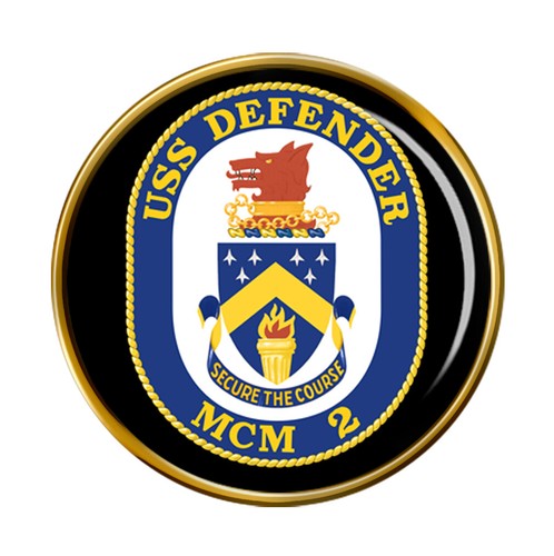 USS Defender (MCM-2) Pin Badge | eBay
