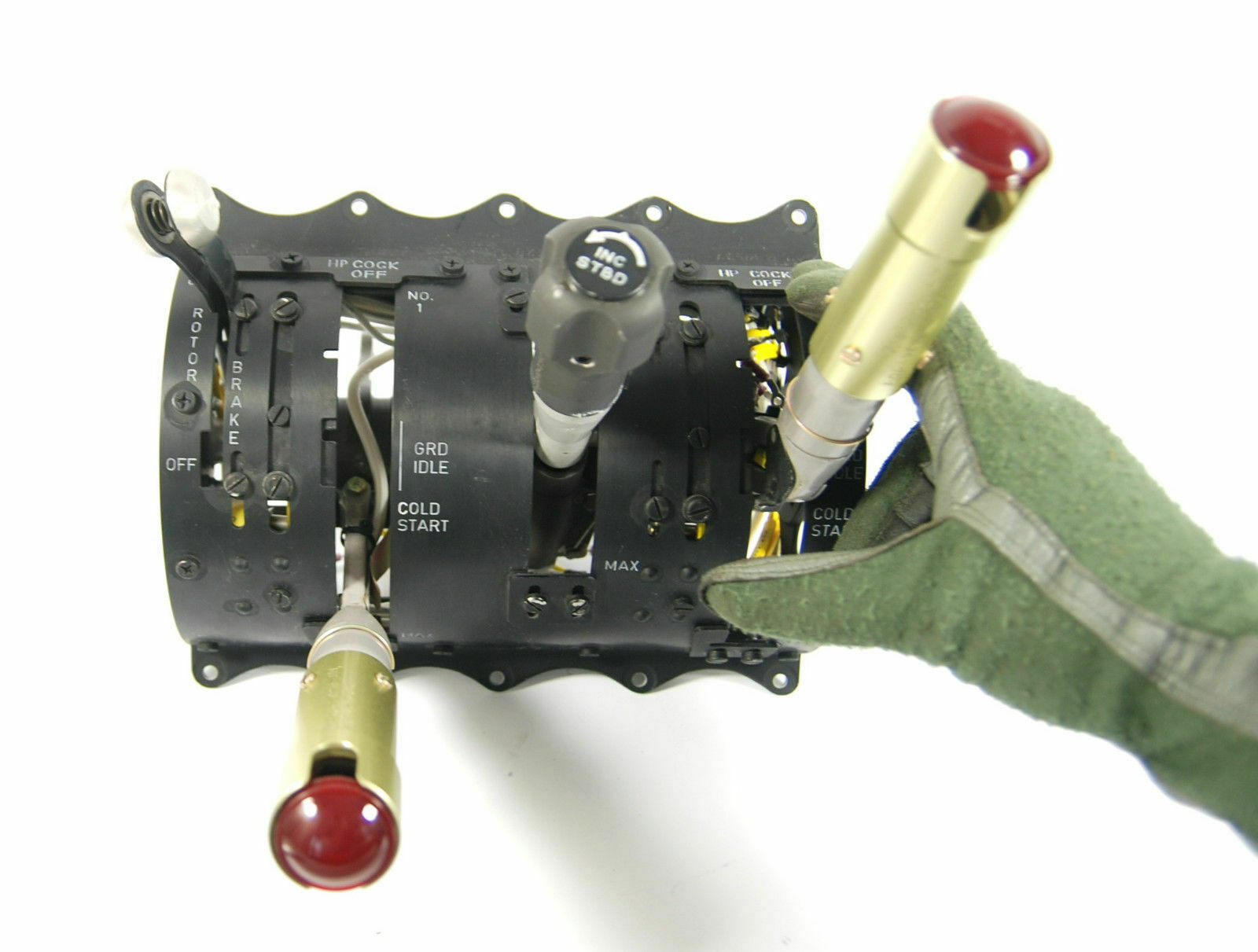 Westland Lynx Helicopter Handle Control Box Column Grip Cockpit Switch ...