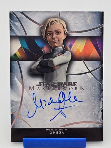 2024 Topps Star Wars Masterwork #A-MA Michelle Ang As Omega On-Card ...