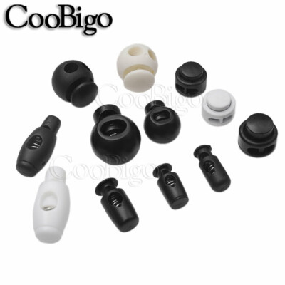 Plastic Cord Lock Ends Rope Toggle Stopper Bungee Ball Backpack ...