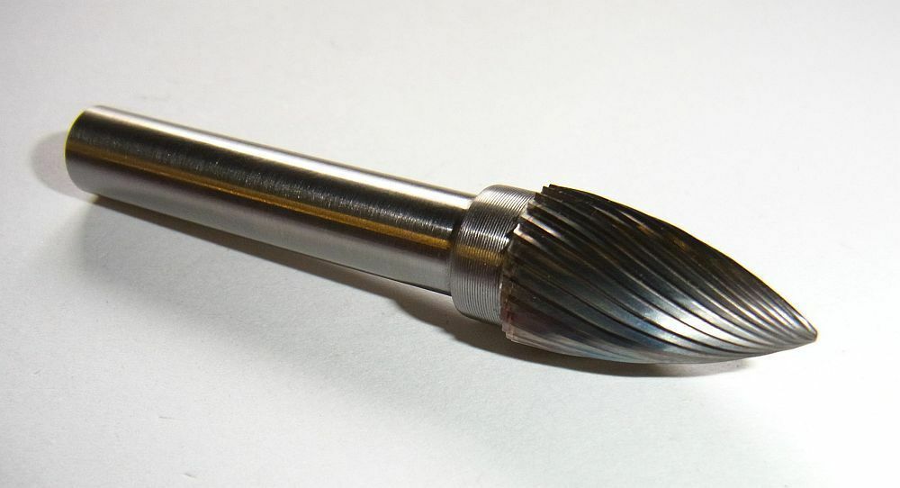 Carbide Burr Ø 15 Mm Shaft-8 Curved Router Cutter Rotary Cutter Cutter ...