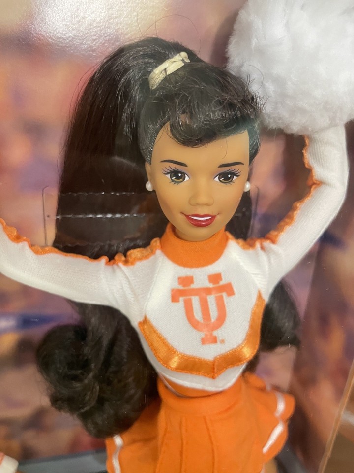 New 1997 Tennessee University Barbie Doll Mattel 18347 AA/Christie Face ...