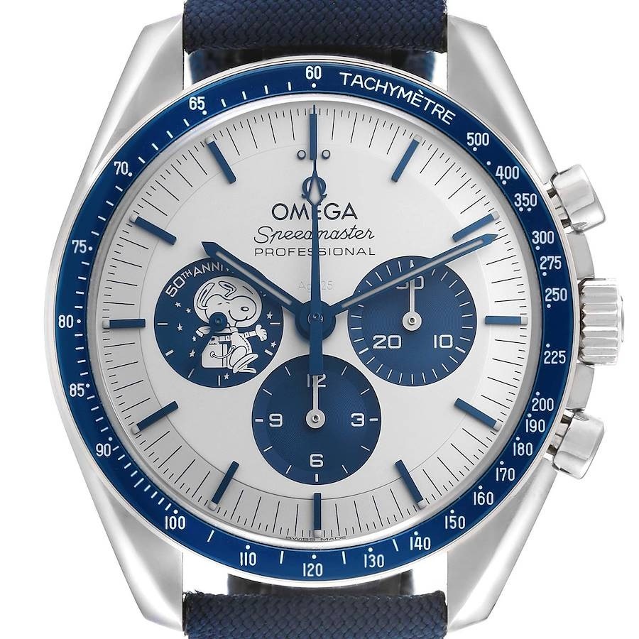 Omega Speedmaster 31032425002001 "Silver Snoopy Award" Blue & Silver ...