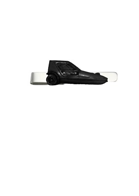 ref33 Bon Bug BLACK car emblem on a silver Tie Clip 4cm suit | eBay UK